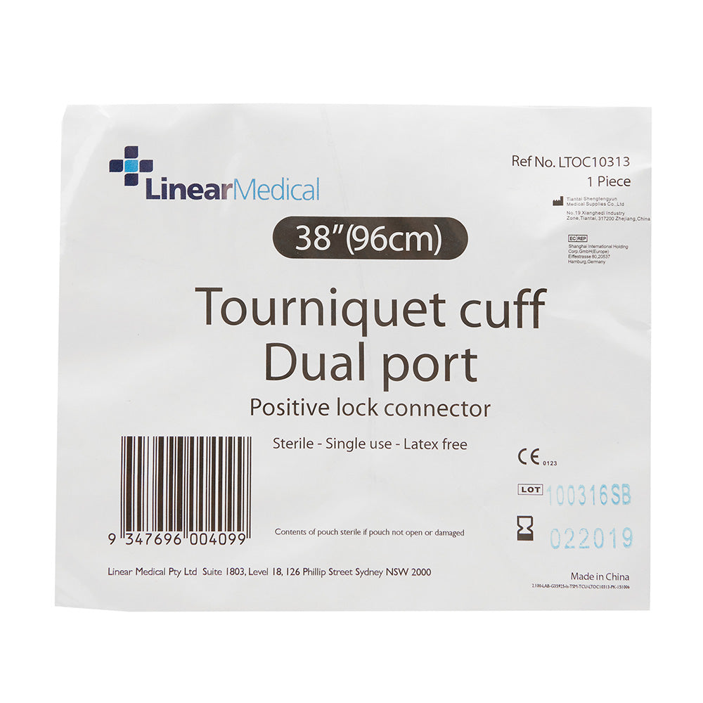 Tourniquet Cuff Dual Port Sterile – linear medical